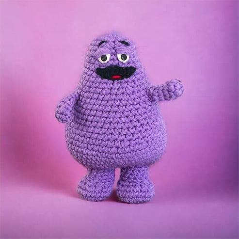 Grimace + Bonus Mets Hat Pattern – fatladycrochet